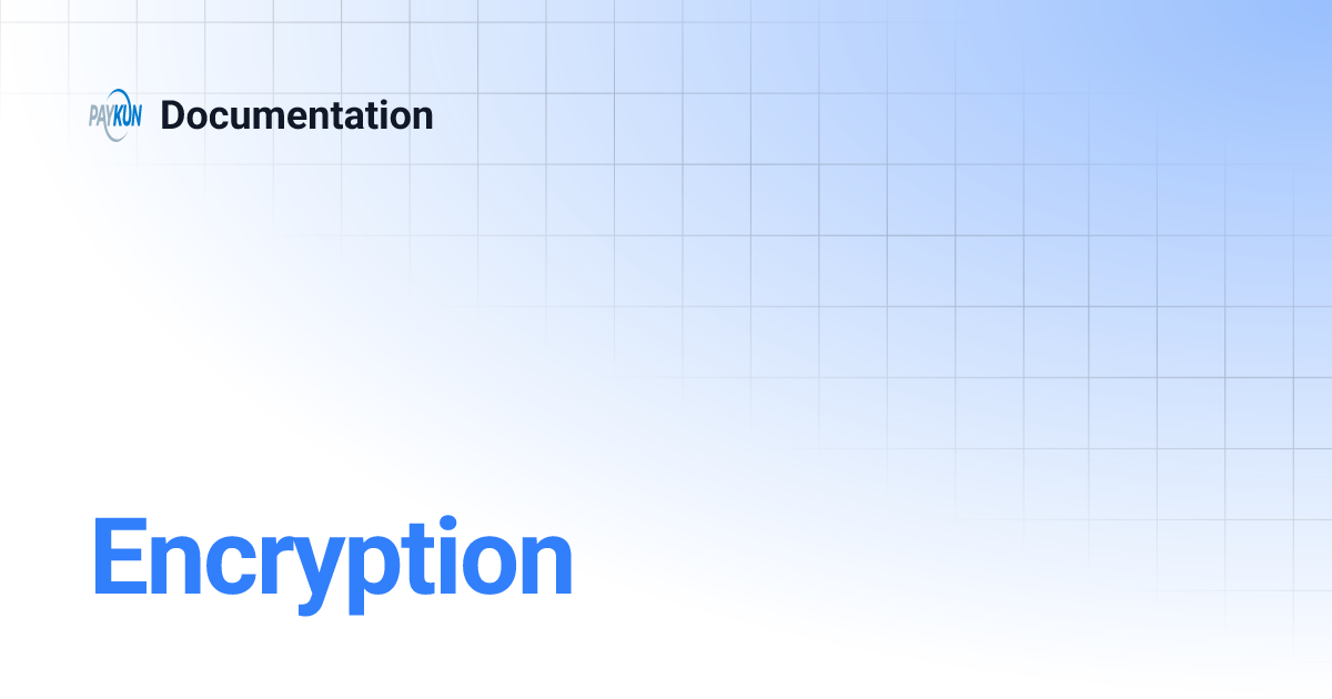 Encryption | Documentation